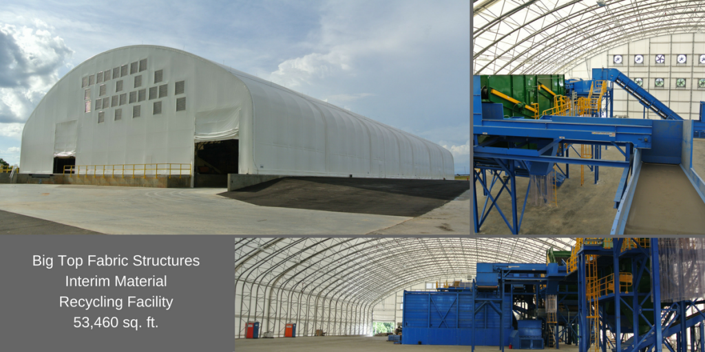 ECUA Interim Material Recycling Facility | Big Top Fabric Structures