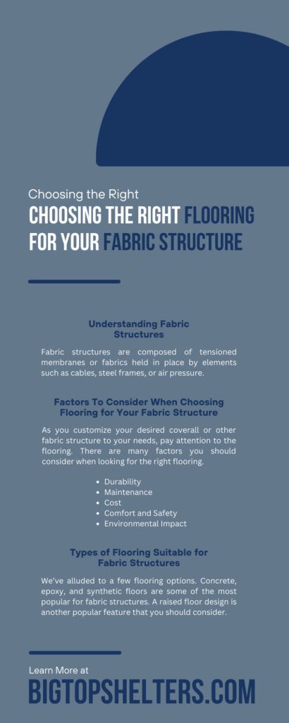Choosing the Right Flooring for Your Fabric Structure | Big Top